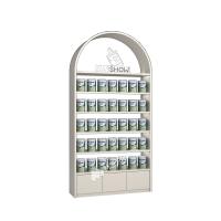 China LED Light Plywood Baby Store Furniture Retail Merchandise Display Cabinet for sale