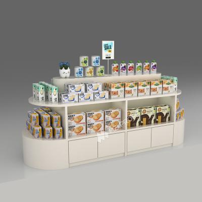 China Custom Baby Store Furniture Multilayer Retail Merchandising Displays Wooden Shelf for sale