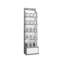 China K2-A20 Baby Shop Display Cabinet White Milk Powder Low Cabinet Maternity Display Racks For Store Design For Baby Store for sale