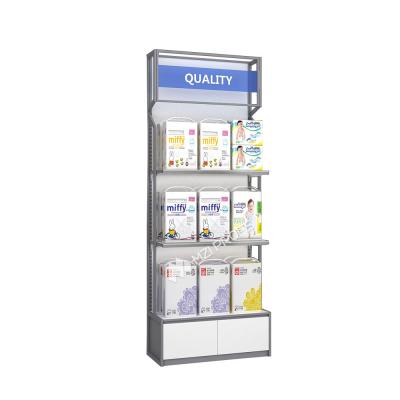 China Baby Shop Gondola Shelving Retail Merchandising Fixtures Powder Coated for sale