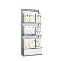 China Creative Laminated Board Retail Merchandising Displays Cabinet Fixtures For Baby Diaper for sale