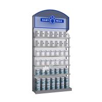 China K2-A5 Baby Shop Display Fixtures Blue Milk Powder High Cabinet Maternity Display Cabinet for Smart Display Cabinet for sale
