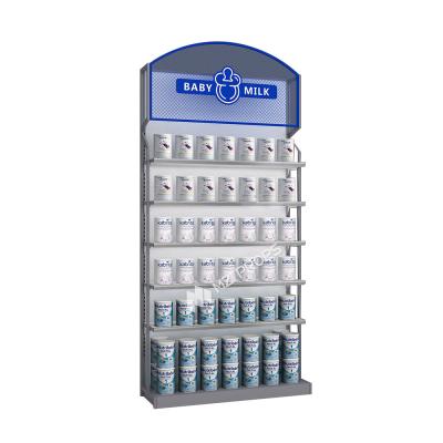 China K2-A5 Baby Shop Display Fixtures Blue Milk Powder High Cabinet Maternity Display Cabinet for Smart Display Cabinet for sale