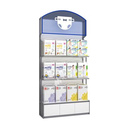 China Brushed Baby Store Furniture Merch Display Racks White Acrylic for sale