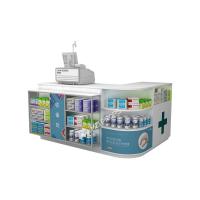China Retail Pharmacy Shelving Systems Units Gondola Decoration Customized for sale