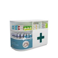 China JYaS-YS-07 Eco-friendly Pharmacy Entrance Corner Cashier with Ultra-Clear Glass and Optimized Display for sale