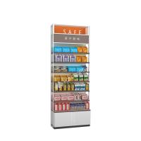 China MDF Wood Pharmacy Medicine Rack Visual Merchandising Ideas For Retail Stores for sale
