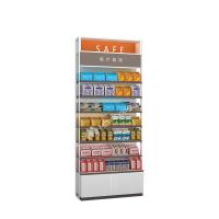 China MDF Wood Pharmacy Medicine Rack Visual Merchandising Ideas For Retail Stores for sale