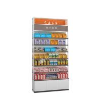 China MDF Wood Pharmacy Medicine Rack Visual Merchandising Ideas For Retail Stores for sale