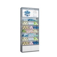 China Brushed Pharmacy Shelving Systems Retail Store Fixtures And Displays for sale