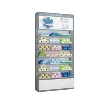 China Brushed Pharmacy Shelving Systems Retail Store Fixtures And Displays for sale
