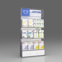 China Plywood Steel Merchandise Fixtures Retail Store Shelving Units Display for sale