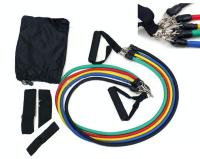 China 11pcs Latex Resistance Training Tubings Set for sale
