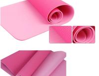 China 4mm ECO different texture high grip TPE yoga mat for sale