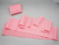 China Pink colour resistance yoga stretch band/latex dyna band for sale