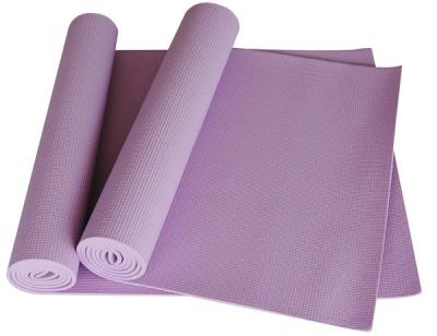 China Light purple latex free PVC sticky yoga mat for sale
