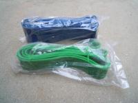 China Blue and green extra strong power resistance bands for sale