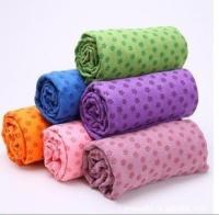 China yoga towel and yoga hand towel with antislip dots for sale