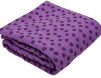 China purple yoga towel with mesh bag for yoga for sale