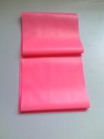 China Pink 100% latex yoga band thera band 120x15cm for sale