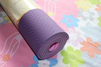 China TPE yoga mat with label /best yoga mat for wholesale for sale