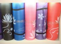 China NBR 1/2-Inch Extra Thick 72-Inch Long Non Slip Exercise Yoga Mat For Pilates,Fitness Workout for sale