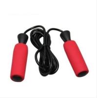 China different colors foam handle speed jump rope for sale