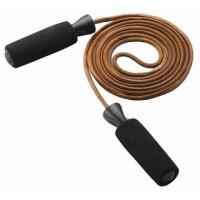 China Fitness Equipment High Quality Leather speed Jump Rope for sale