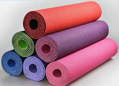 China wholesale pvc free TPE yoga mats china supplier for sale