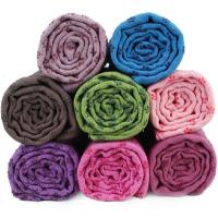 China microfiber yoga towel wholesale, grippy exercise mat towel for sale