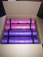 China 1/2-Inch Extra Thick High Density NBR Exercise Yoga Mat with Carrying Straps for sale