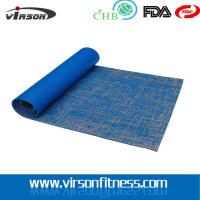 China 2015 hot selling high quality eco friendly jute yoga mats with customize logo for sale