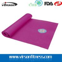 China Yoga & Pilate Type Wholesale 3mm-10mm PVC Embroidered yoga mats for sale
