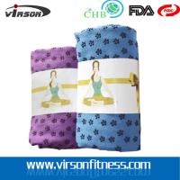 China hot sell microfiber yoga mat towel with logo China manufacturer for sale