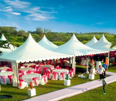 China outdoor reception party stretch luxury event wedding advertising gazebo pagoda tents for sale for sale