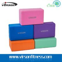 China Ningbo Virson Yoga Pilates Stretch Exercise Gym EVA Foam Yoga Block / Brick for sale