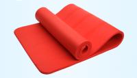 China high cushion extra thickness NBR yoga mat fitness mat with strap for sale