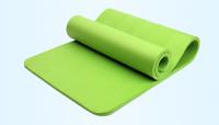 China high cushion extra thickness NBR yoga mat fitness mat with strap for sale