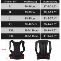 China Men and Women Posture Belt Brace Clavicle Support Stop Slouching Hunching Adjustable Back Trainer Posture Corrector for sale