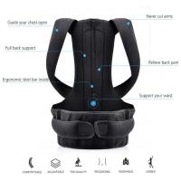 China Men and Women Posture Belt Brace Clavicle Support Stop Slouching Hunching Adjustable Back Trainer Posture Corrector for sale