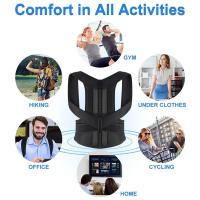 China Men and Women Posture Belt Brace Clavicle Support Stop Slouching Hunching Adjustable Back Trainer Posture Corrector for sale