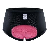 China Women's Outdoor Bicycle Biker Underwear Slim Elastic Breathable Shockproof 3D Silicone Cushion Underwear for sale