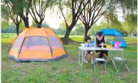 China Double Layer 3-4 people Family Outdoor camping ultralight inflatable Camping Tent for sale