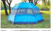 China Double Layer 3-4 people Family Outdoor camping ultralight inflatable Camping Tent for sale