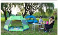 China Double Layer 3-4 people Family Outdoor camping ultralight inflatable Camping Tent for sale