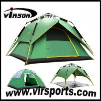 China Hot Selling portable 3-4 Person Waterproof Outdoor Camping Tent for trekking and family for sale