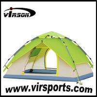 China 5-6 person ployester waterproof inflatable portable air camping tent for sale