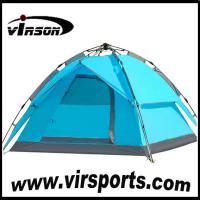 China 5-6 person ployester waterproof inflatable portable air camping tent for sale