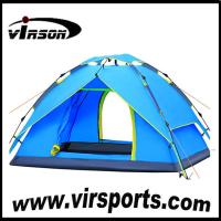China 5-6 person ployester waterproof inflatable portable air camping tent for sale
