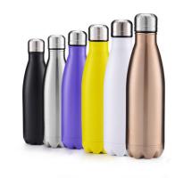 China Virson Double Wall Vacuum Insulated Stainless Steel Cola sports Water Bottle for sale